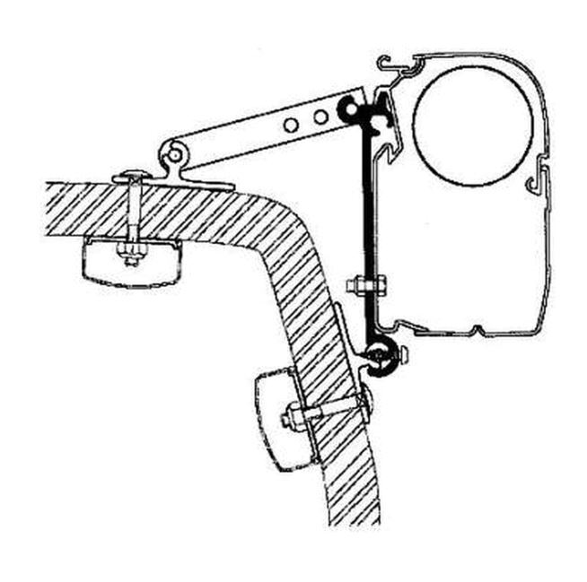 Thule Awning Part - 5200/4900/2000 Universal Wall Awning Mounting Kit